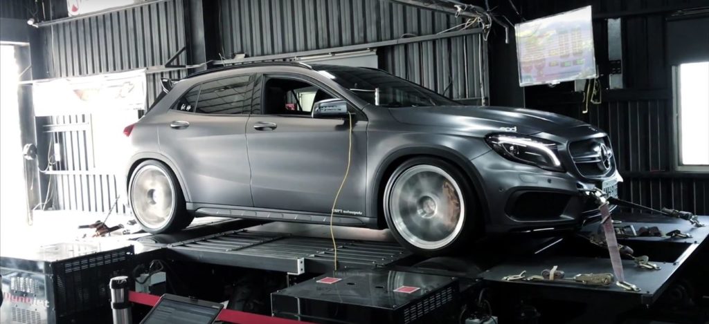 Modified Mercedes GLA 45 AMG producing 536 hp at the wheels ...