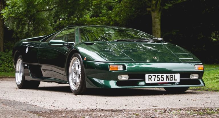 A gorgeous 1997 Lamborghini Diablo SV is heading to auction ...